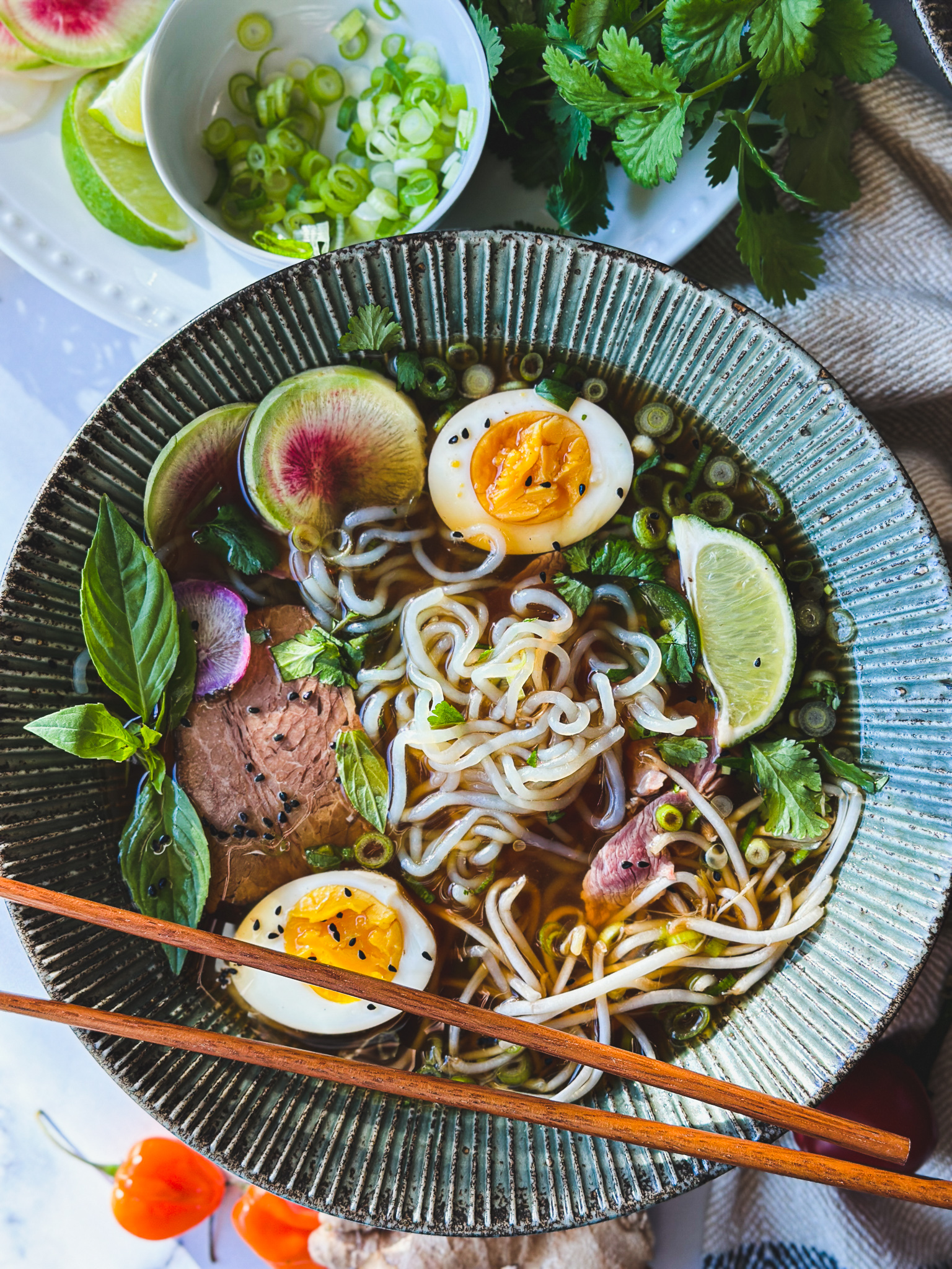 Easy Crockpot Bone Broth Pho - Nest Wellness